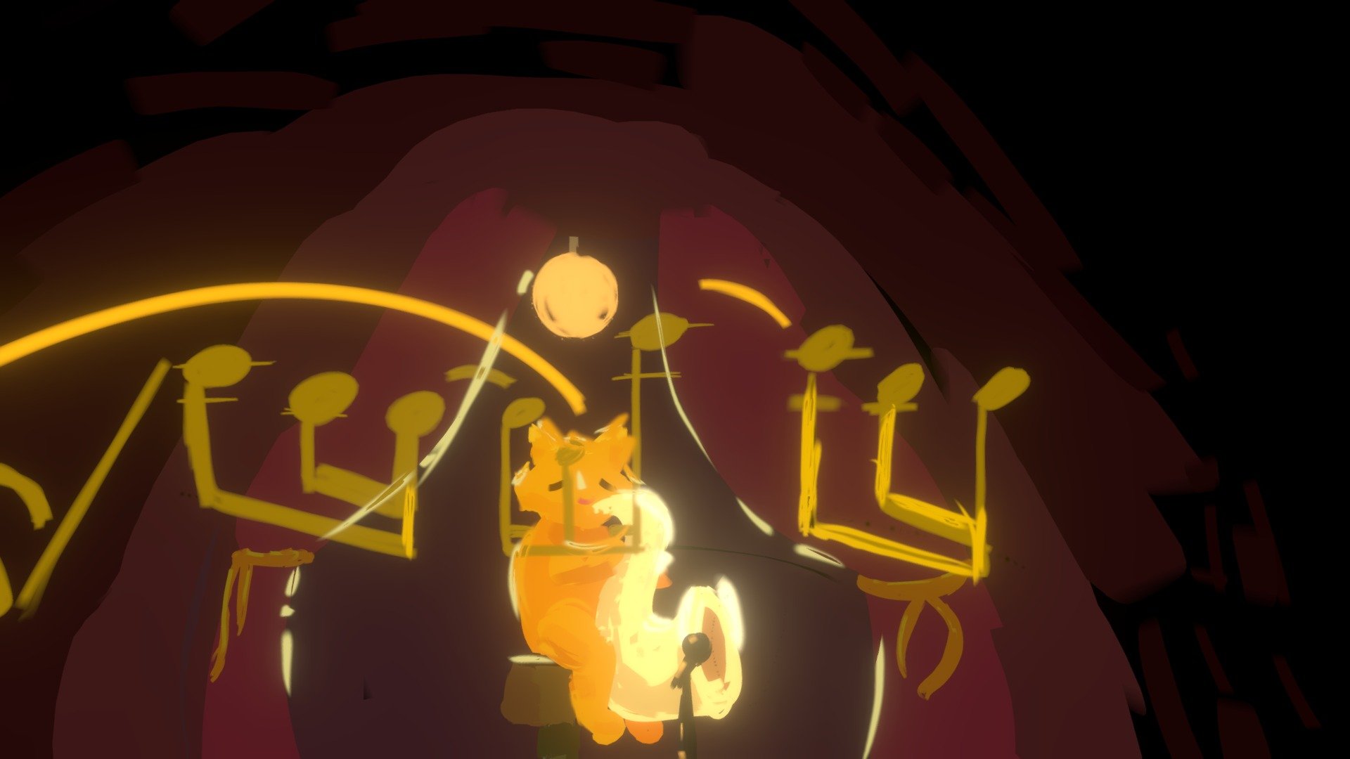 Cat Concert - Download Free 3D model by spgabrielc [d75dadf] - Sketchfab