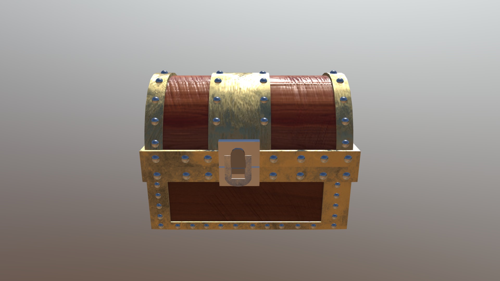 Treasure Chest Textured - 3D model by jordijcan [d75df96] - Sketchfab