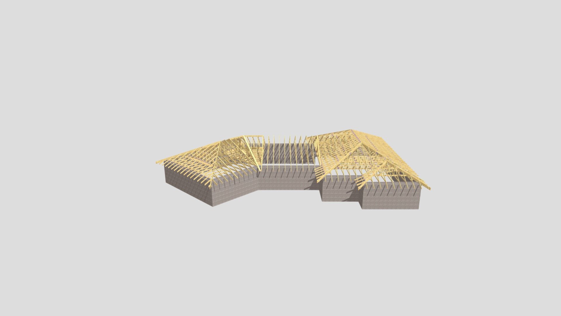 Cornafulla roof_trusses - Download Free 3D model by Dermf [d7604e6 ...