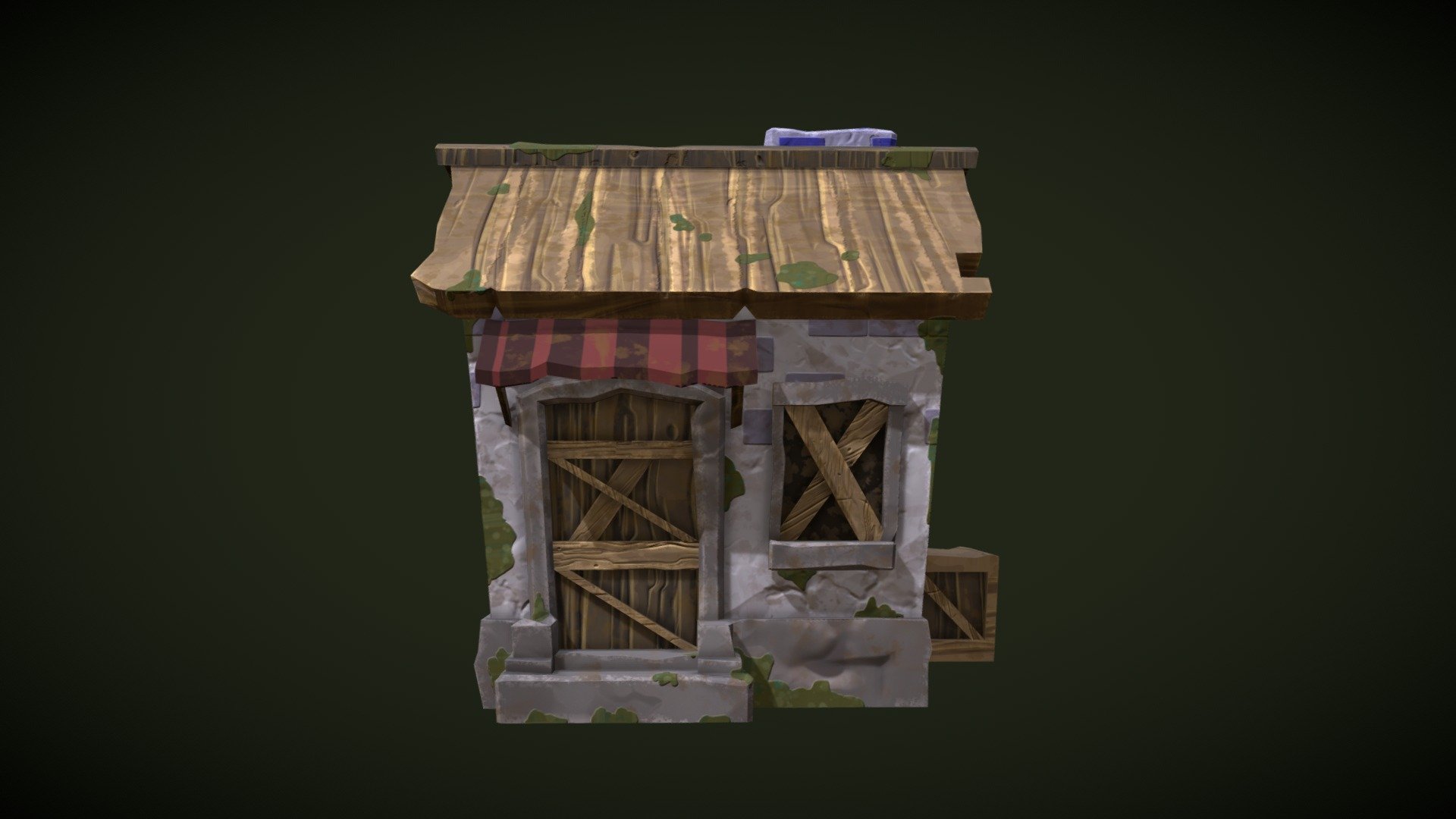 Low Poly Abandoned Storefront - 3D model by juandejdoc (@JUANDJDOC ...