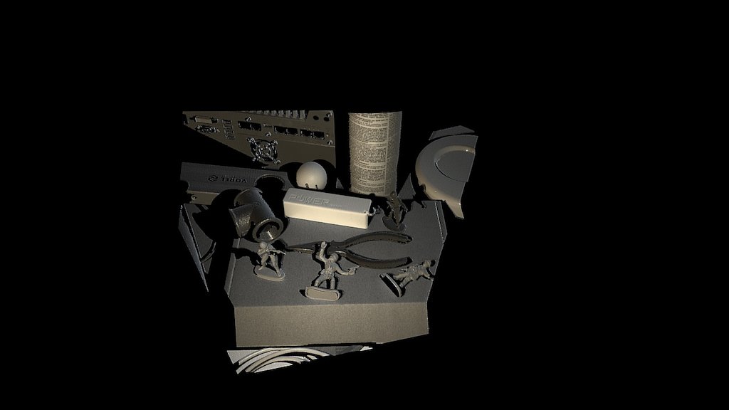 S: Complex Scene by 3D Scanner S - Download Free 3D model by Photoneo ...
