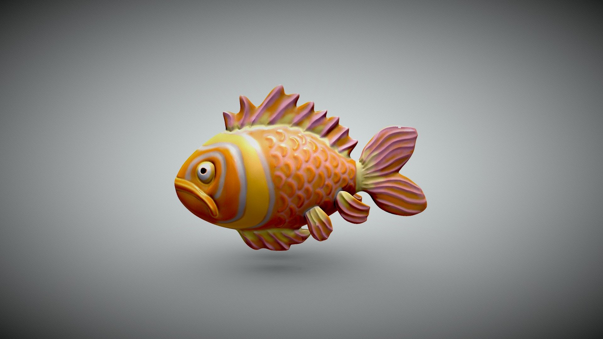 fish stylized - 3D model by Yekaterina [d7647ce] - Sketchfab