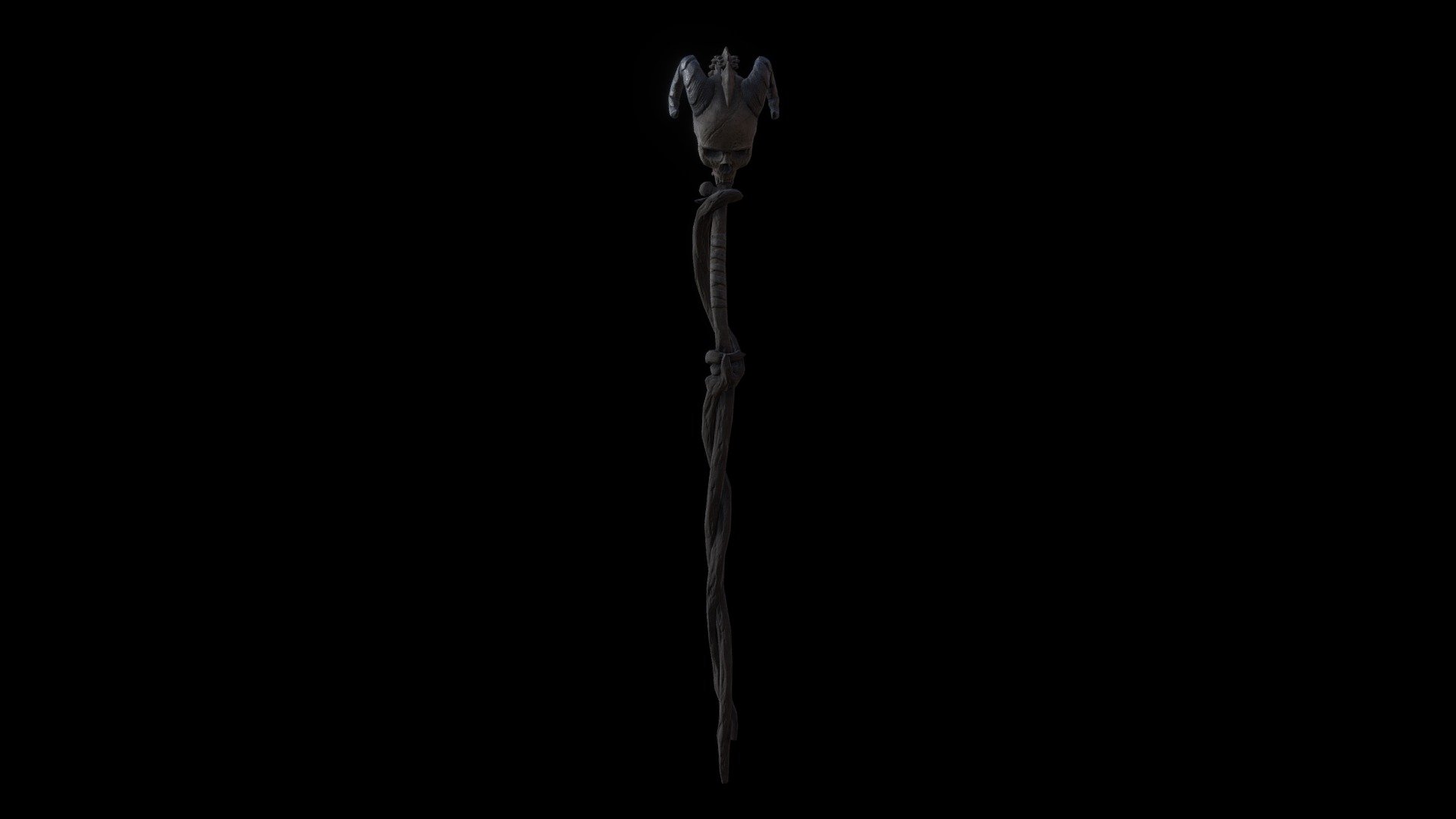 Necromancer's Staff - 3D model by Marcin Omelianowicz (@Marcin ...