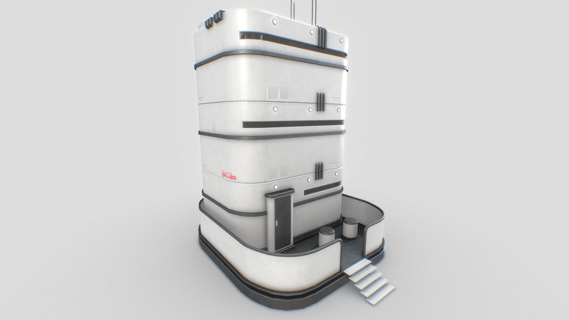Scifi house - Buy Royalty Free 3D model by Anima Z (@Anima-Z) [d765672 ...