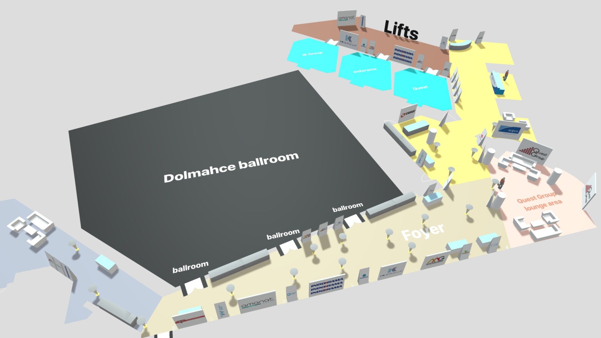 Argus Conference floor plan - 3D model by Andrei Iazikov (@iazikov ...