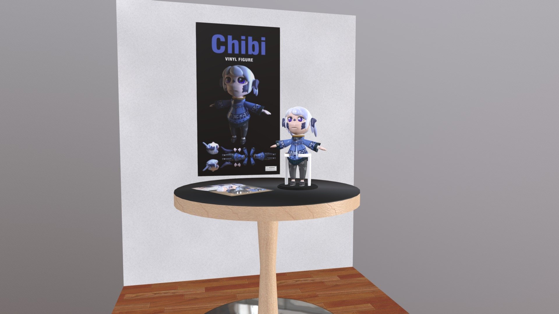 Chibi Display - 3D model by Pikkutähti (@pikkutahti) [d7677f2] - Sketchfab