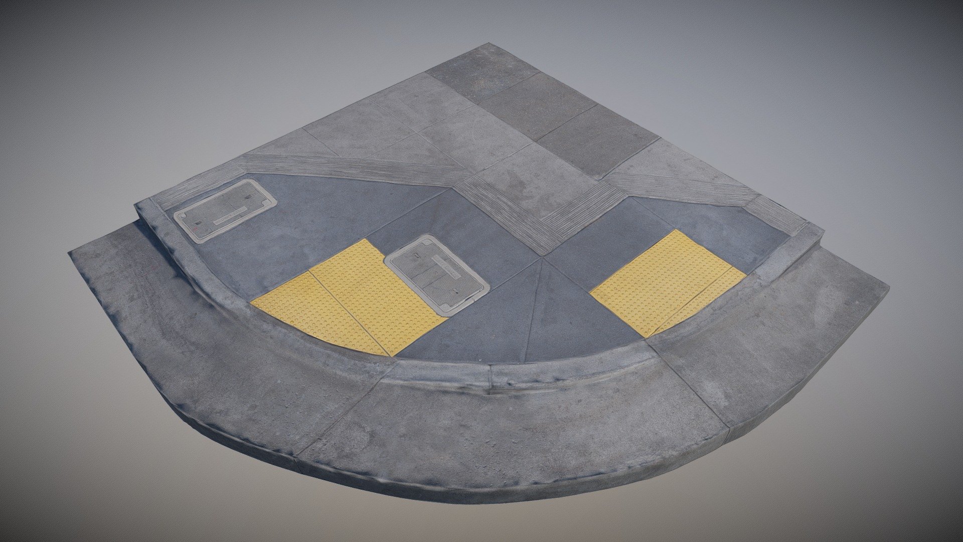 Modular Sidewalk 01 - Download Free 3D model by Prince Obrymec (@prince ...