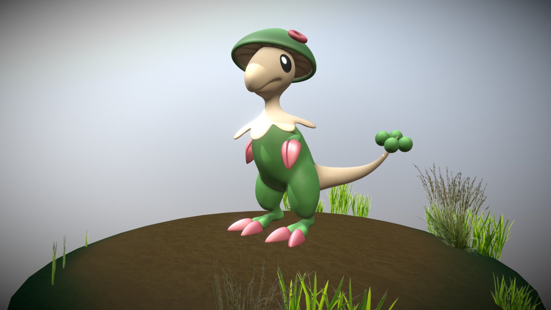 Breloom - Download Free 3D model by Khal-lion [d76a88d] - Sketchfab