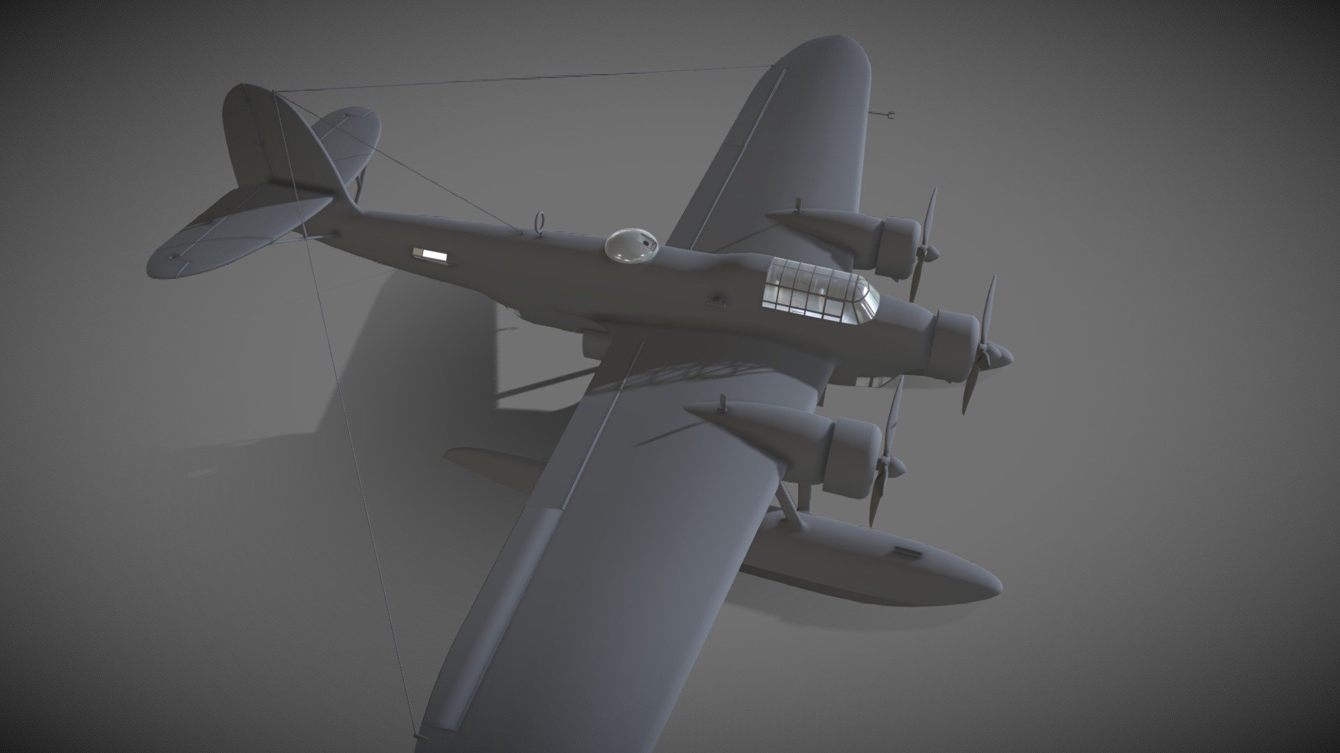 Cant-Z 506 Airone WIP 02/2026 - 3D model by LEROY Olivier (@barlstreg ...
