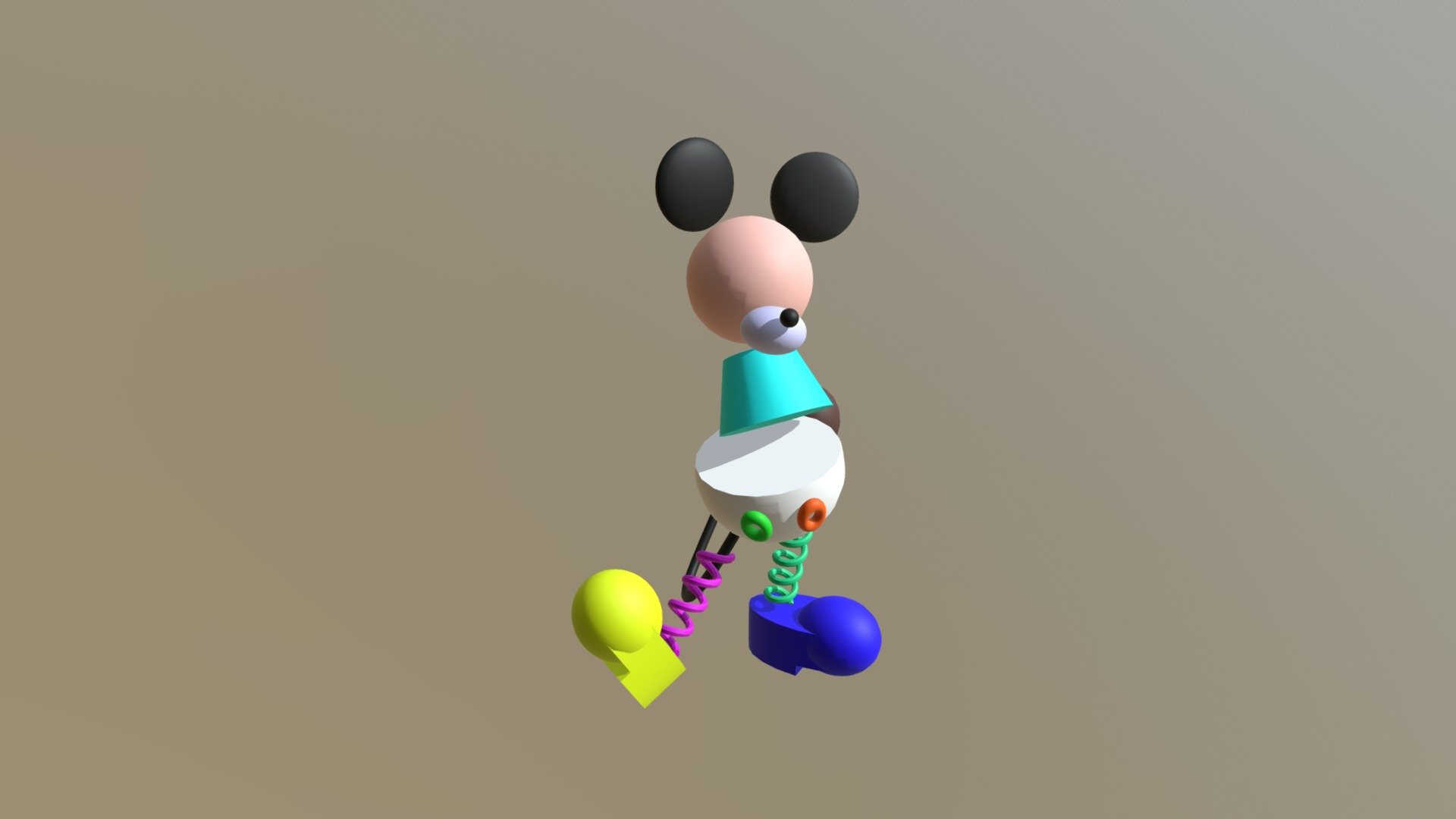 Mickie Mouse Shapes And Hearts