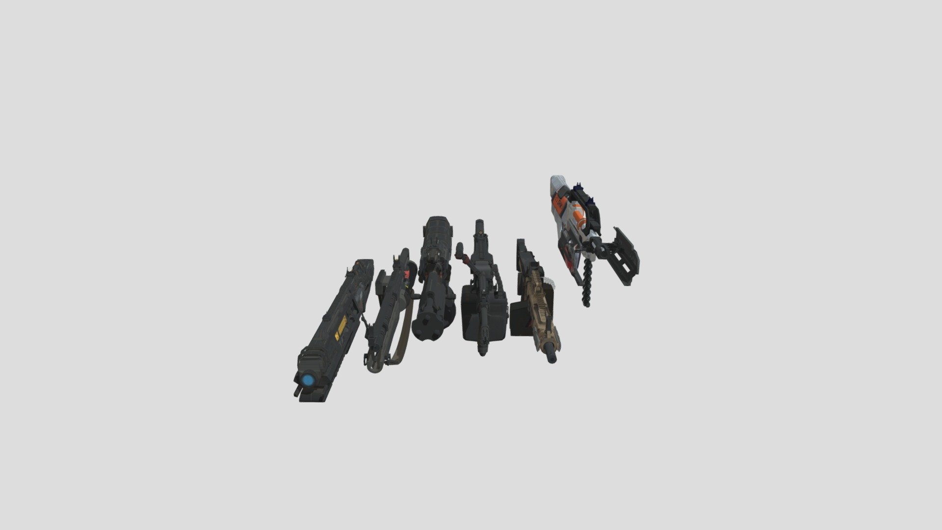 Call of Duty: Advance Warfare - Heavy Weapons - Download Free 3D model ...