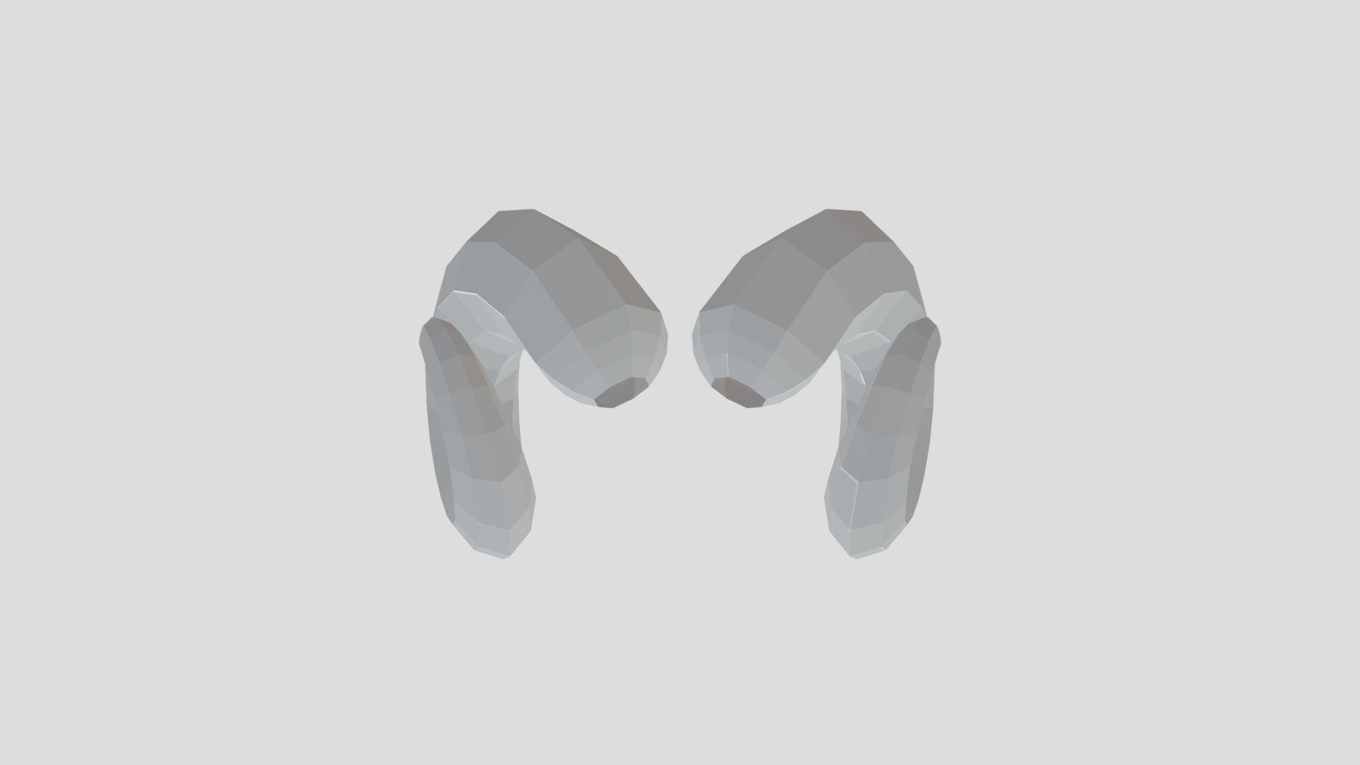 Ram Horns - 3D model by zahirullahbaig [d76eb07] - Sketchfab
