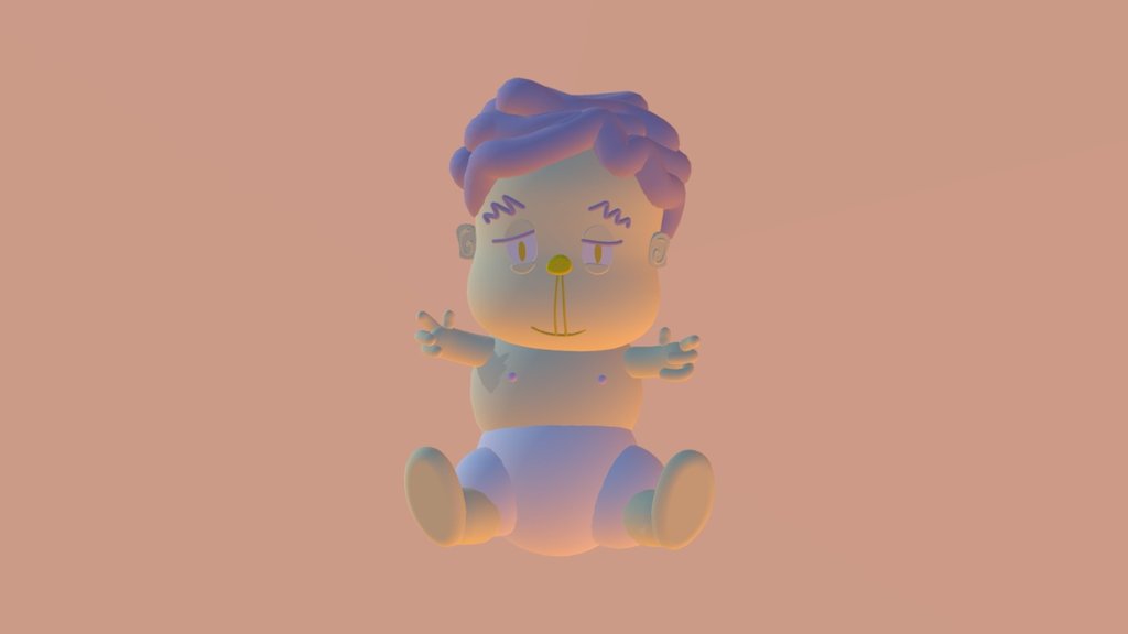 baby_abe - Download Free 3D model by tochka.jp [d76ee9e] - Sketchfab