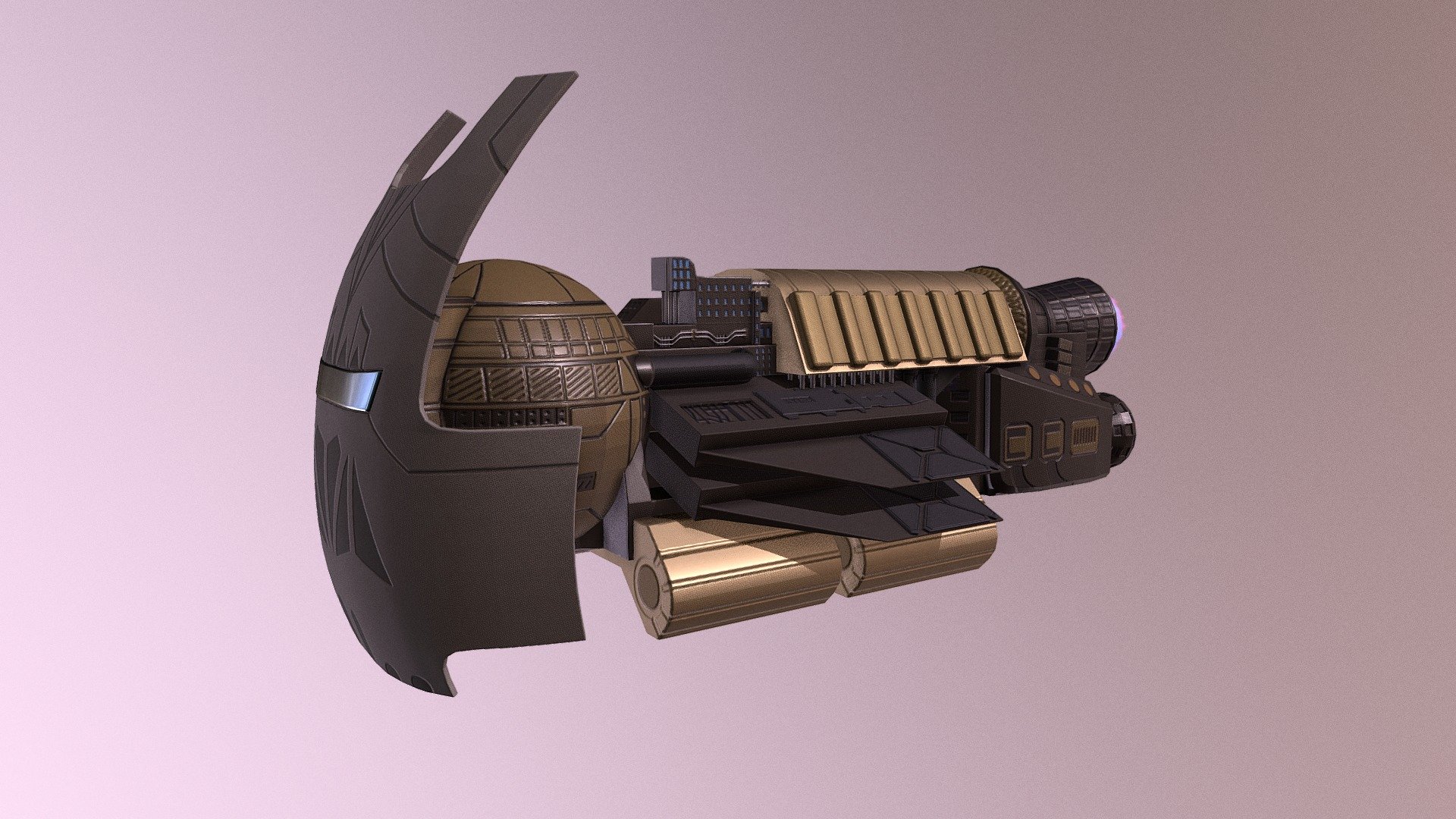SST-Hammerhead. Cargo spaceship - 3D model by Izen (@itsIzen) [d7703d3 ...