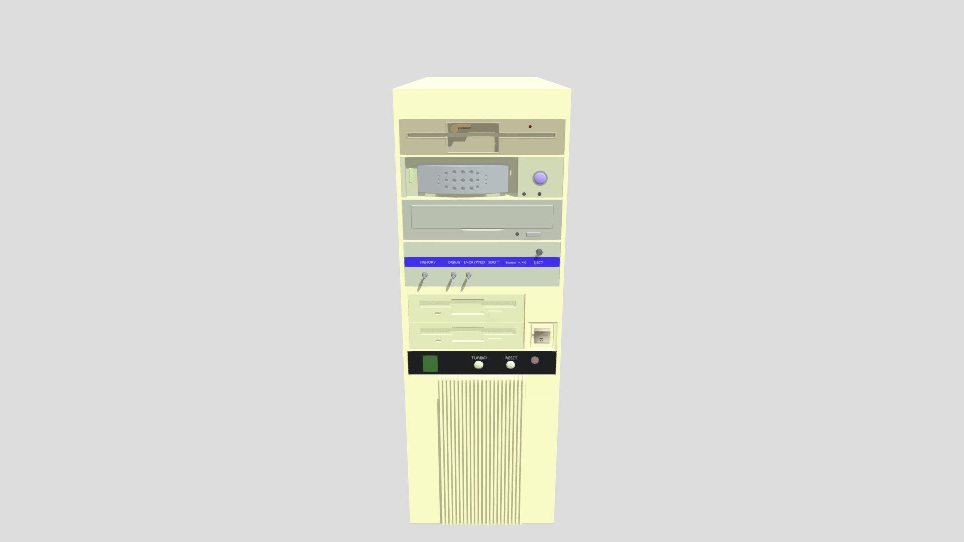 Vintage 386 Cpmputer Case - Download Free 3D model by Moomo0802 ...