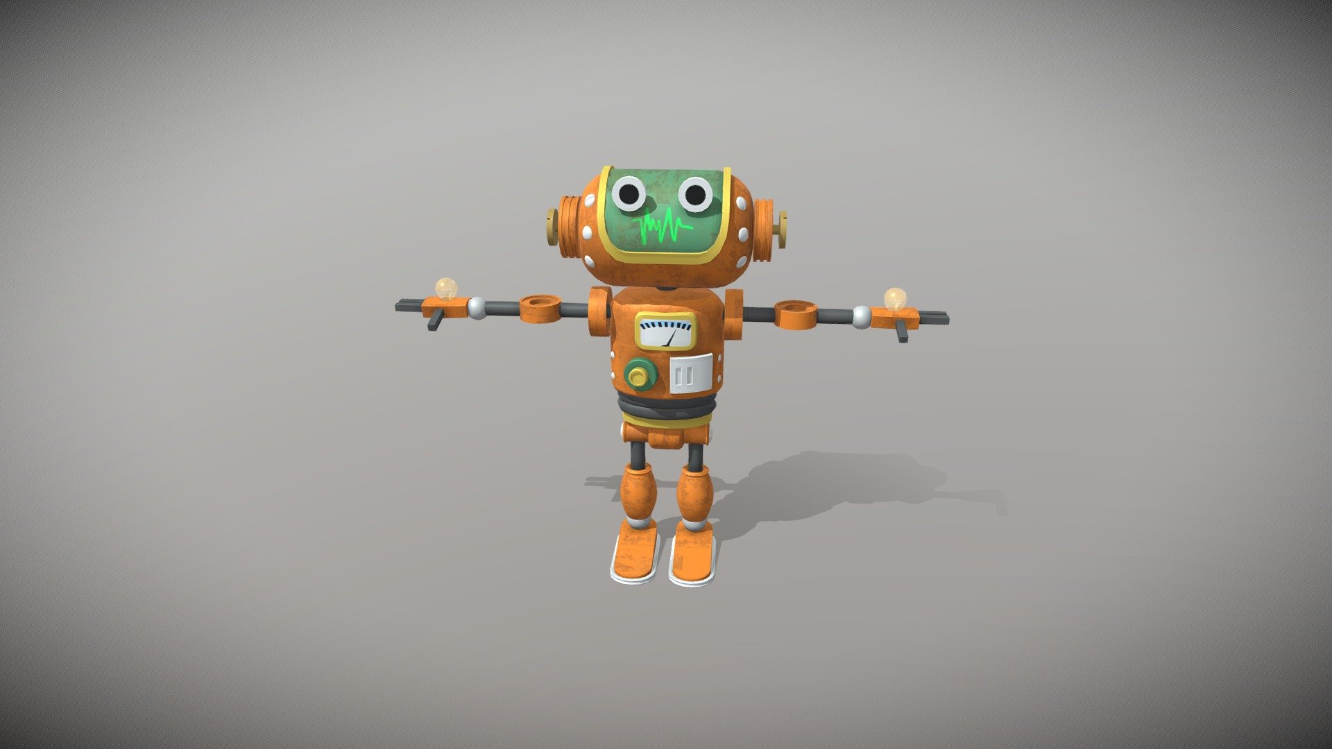 Robot - 3D model by XinJue [d7708cd] - Sketchfab