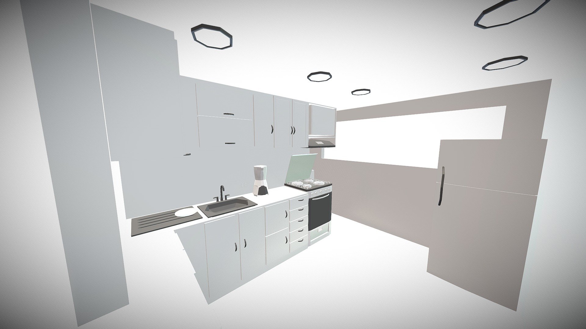 Cocina integral - 3D model by AlexG381 [d770ae8] - Sketchfab