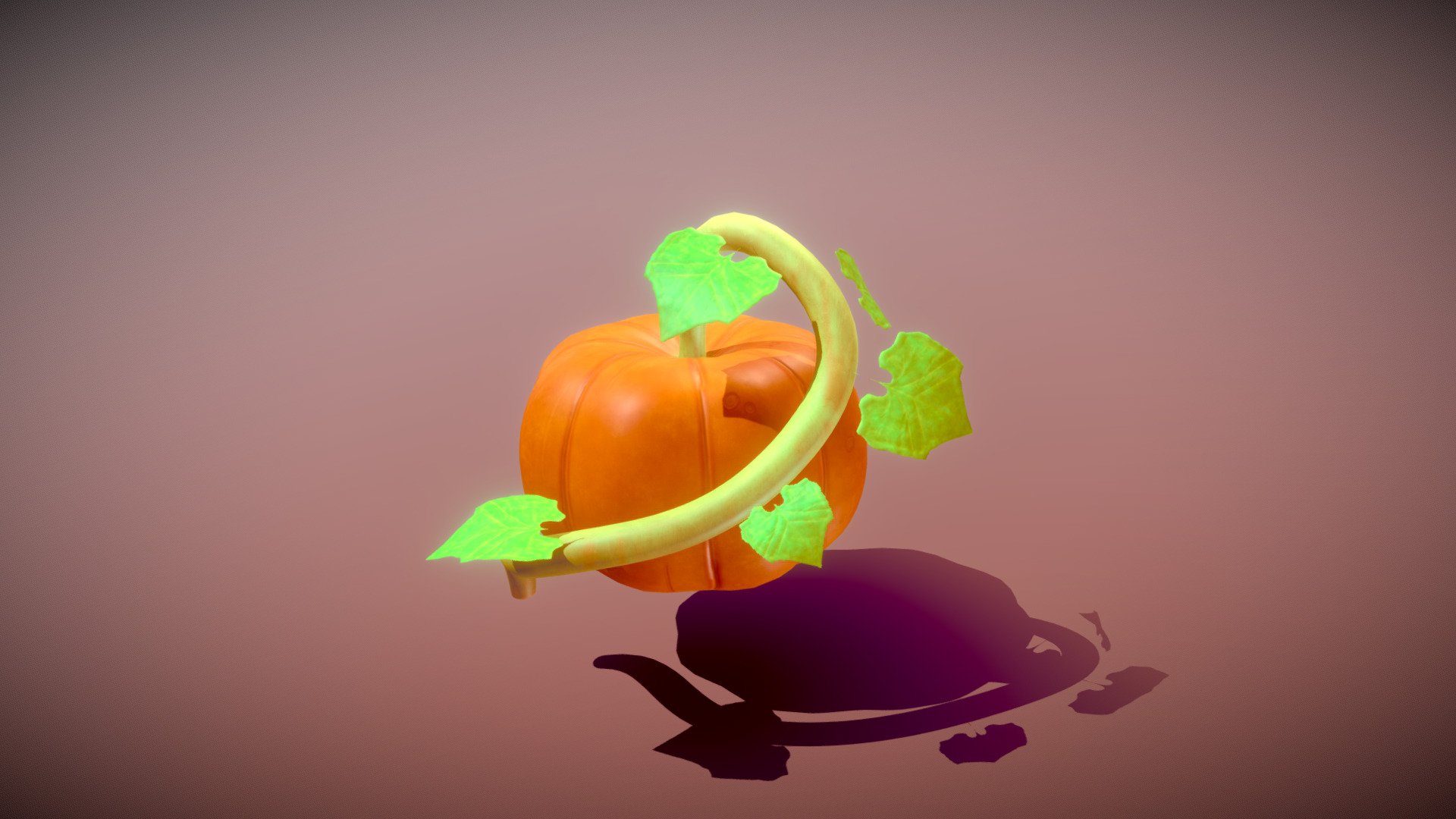 Stylized Pumpkin - 3D model by Jooz (@wnwodbs) [d7712ed] - Sketchfab
