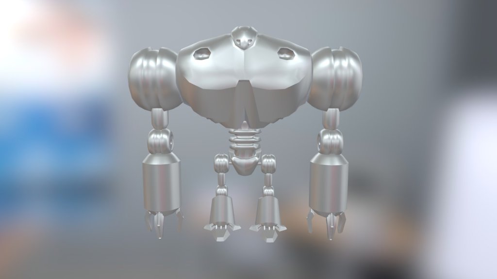 Robot 2 - 3D model by Christian-Gomez [d771bec] - Sketchfab