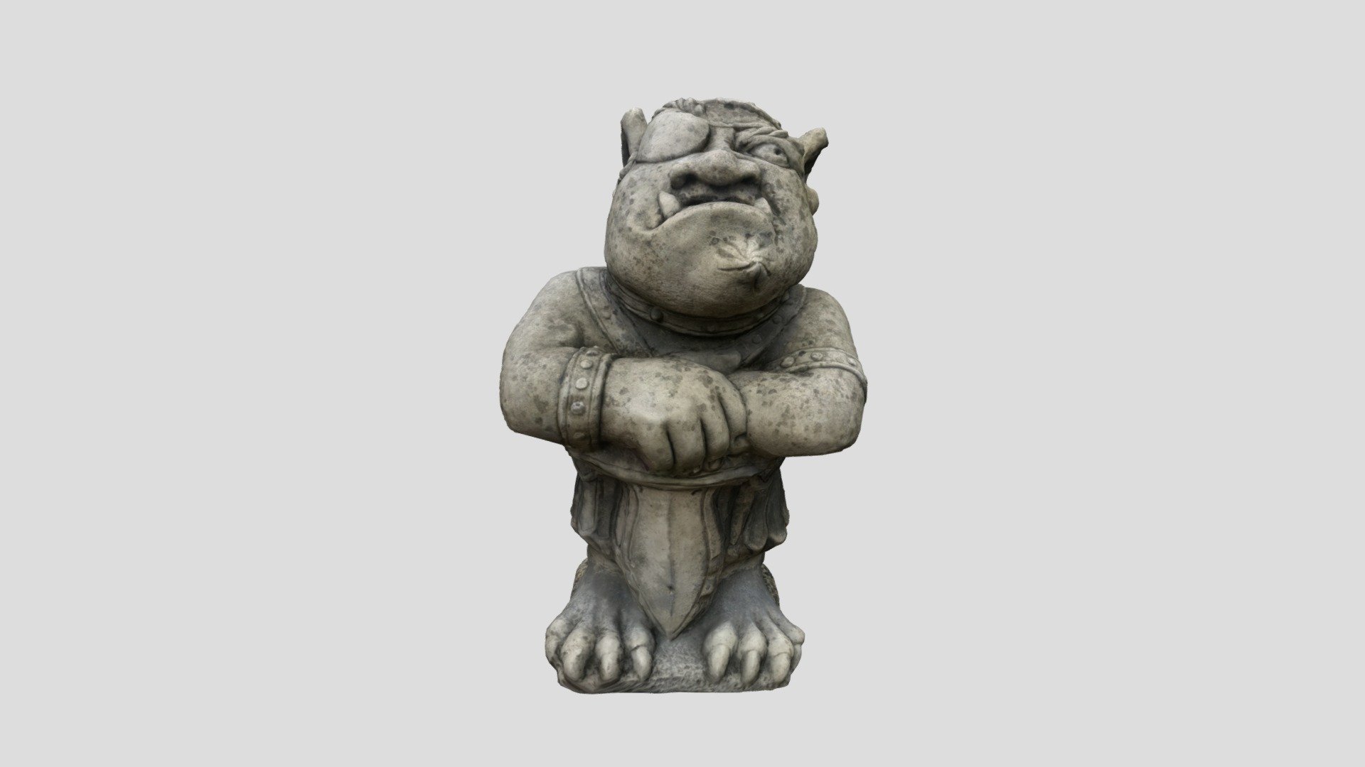 Pirate Troll Statue - 3D model by Chris.Okse.Oxenbury [d77297a] - Sketchfab