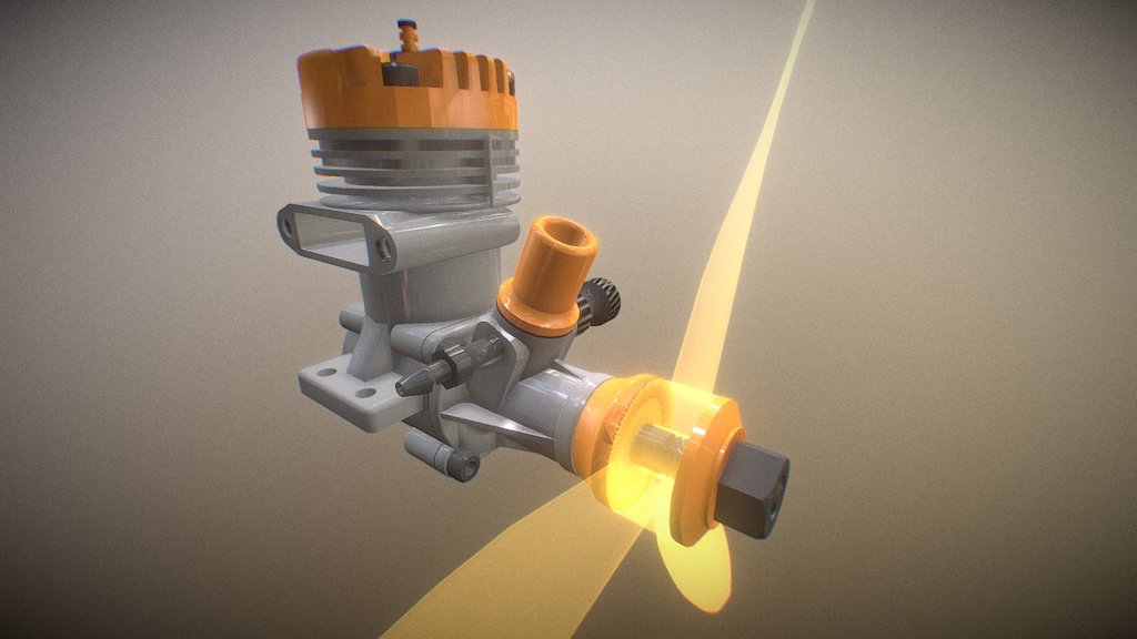 Disassembly of a 2-stroke engine (animated) - 3D model by 3d-inside.net ...
