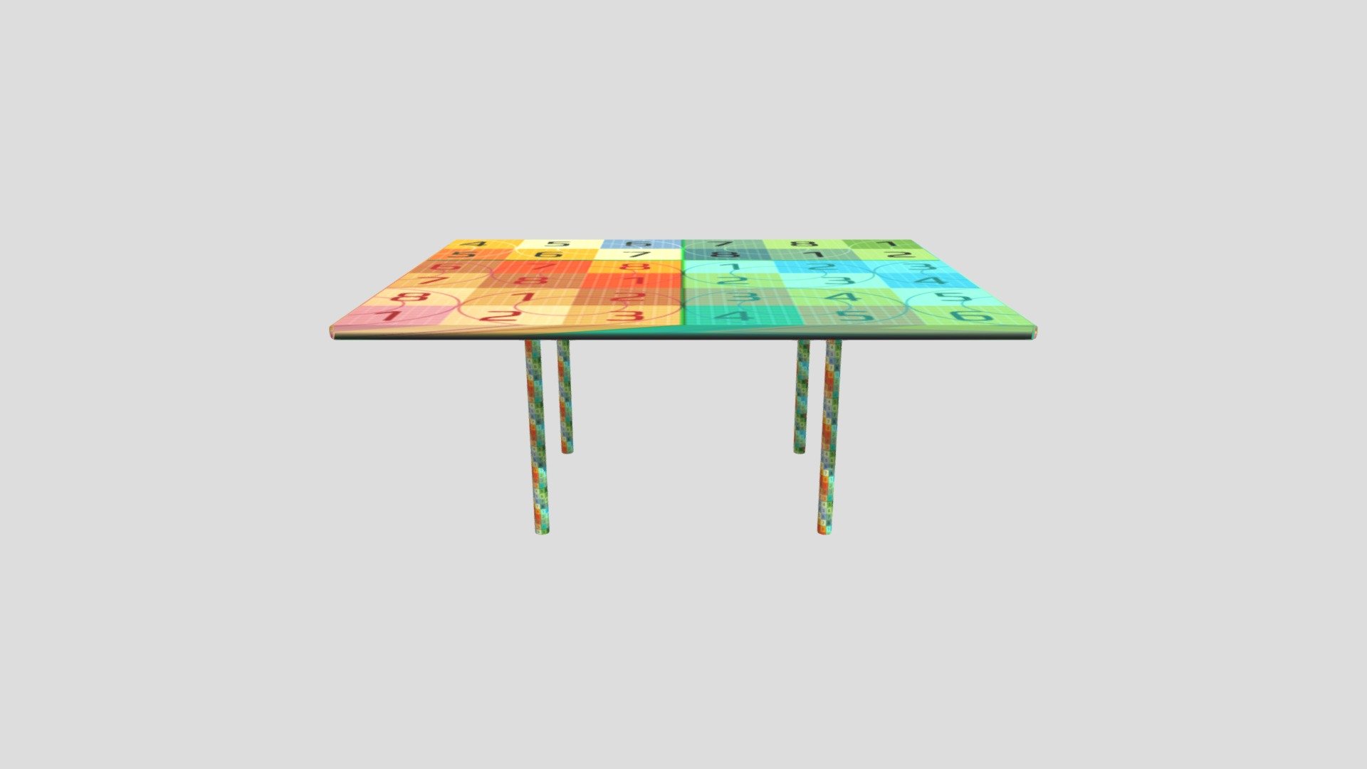 Simple7uv table - Download Free 3D model by Xiaonan. [d773c32] - Sketchfab