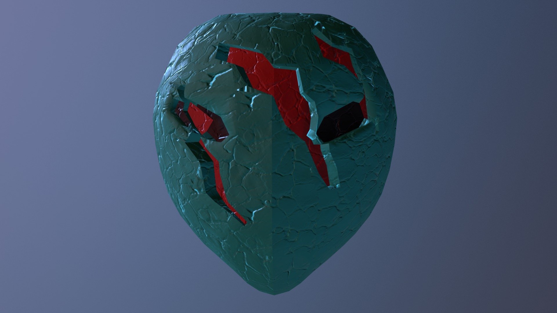 Scarred Mask - 3D model by KalebHogan [d7750d7] - Sketchfab