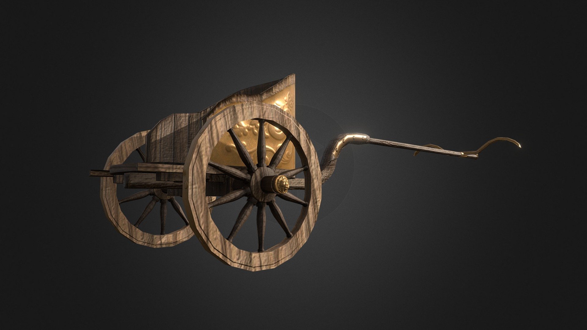 Roman Chariot. - 3D model by Sharad.Poudel [d775a4e] - Sketchfab