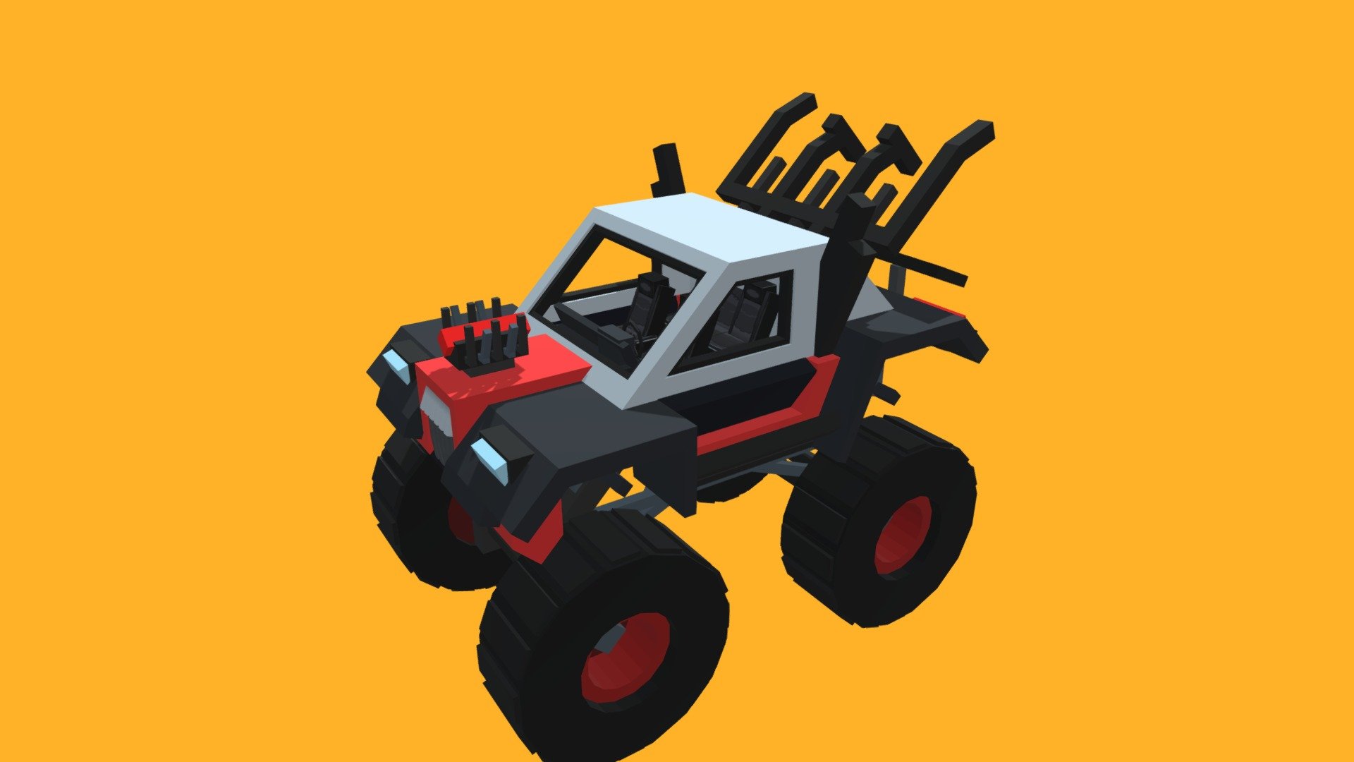 PixelMine | Monster Truck - 3D model by PixelMine [d776772] - Sketchfab