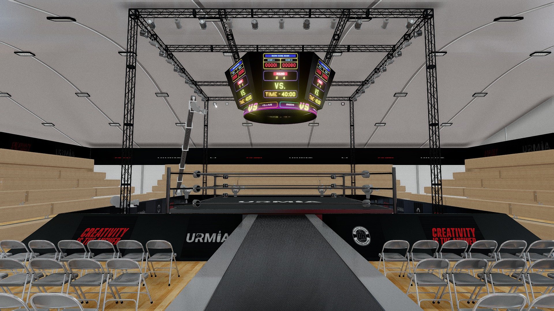Boxing Stadium - Buy Royalty Free 3D model by okotaru (@loaferspore ...