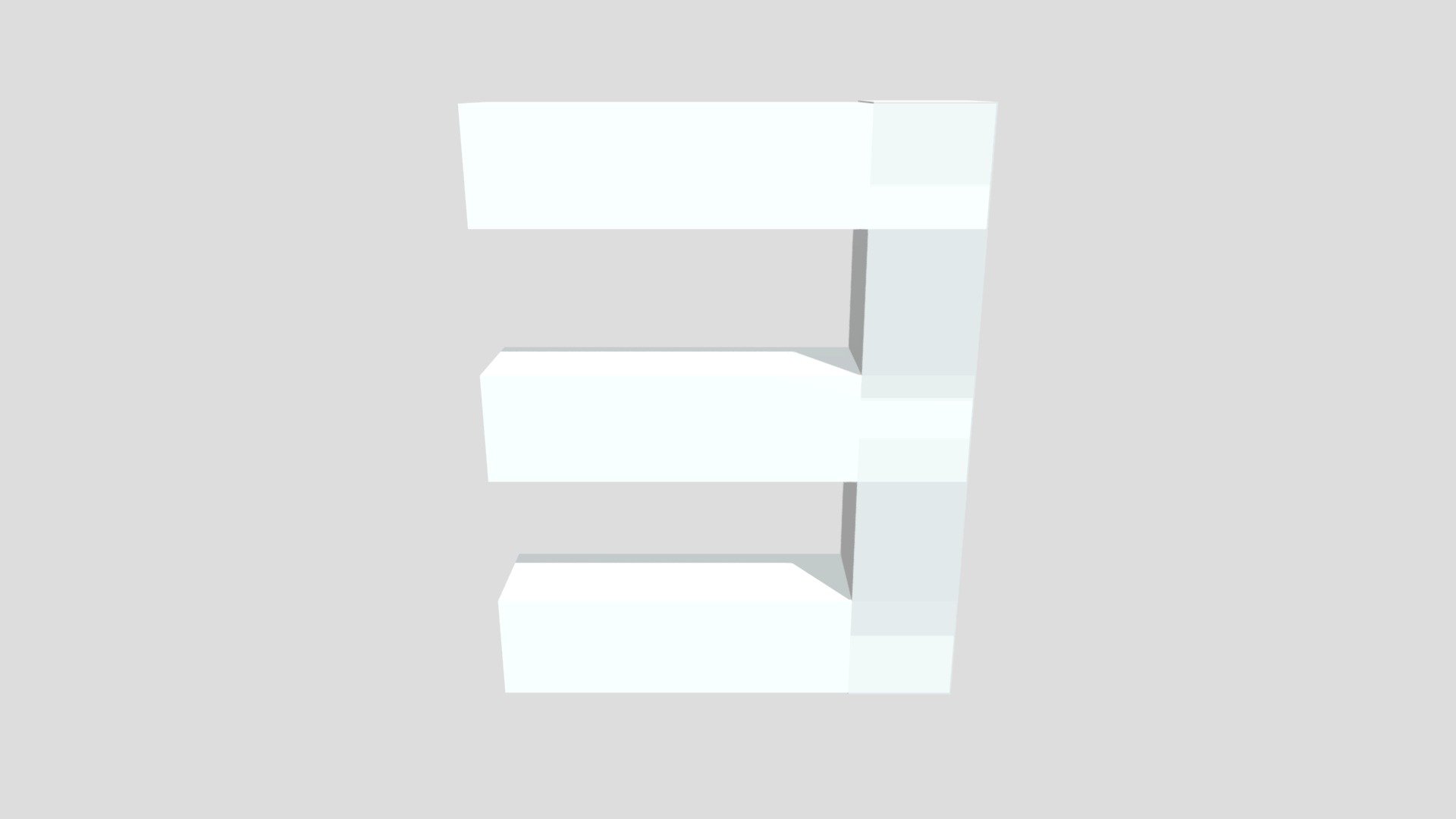Letter E - Download Free 3D model by krzotki [d77779b] - Sketchfab