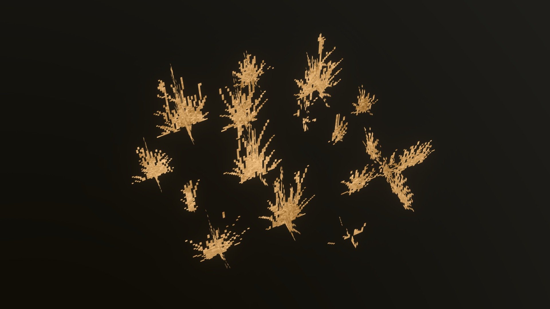 Dead Bushes (PSX Minecraft Valheim Pixel Style) - Download Free 3D ...