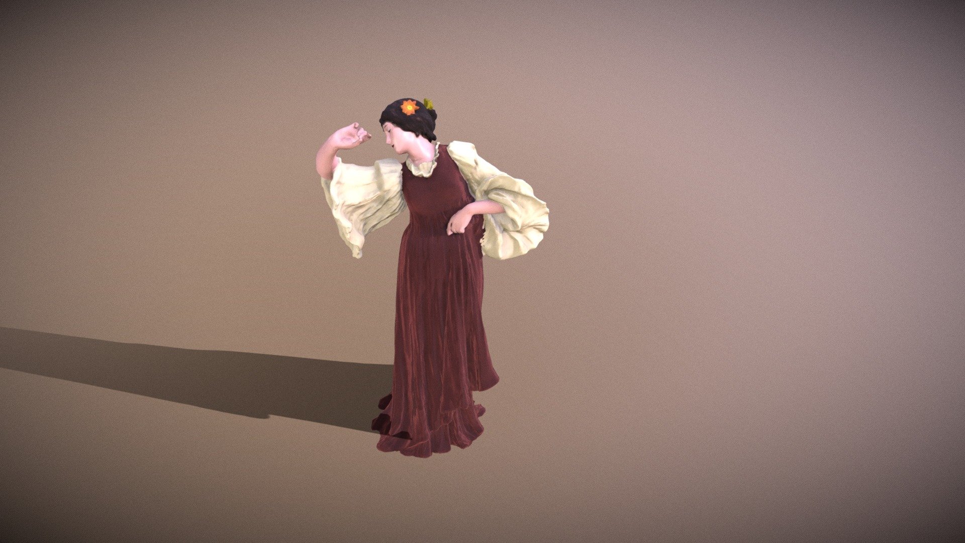Figure of a Dancer (Animated) - Download Free 3D model by Zach (@zach ...