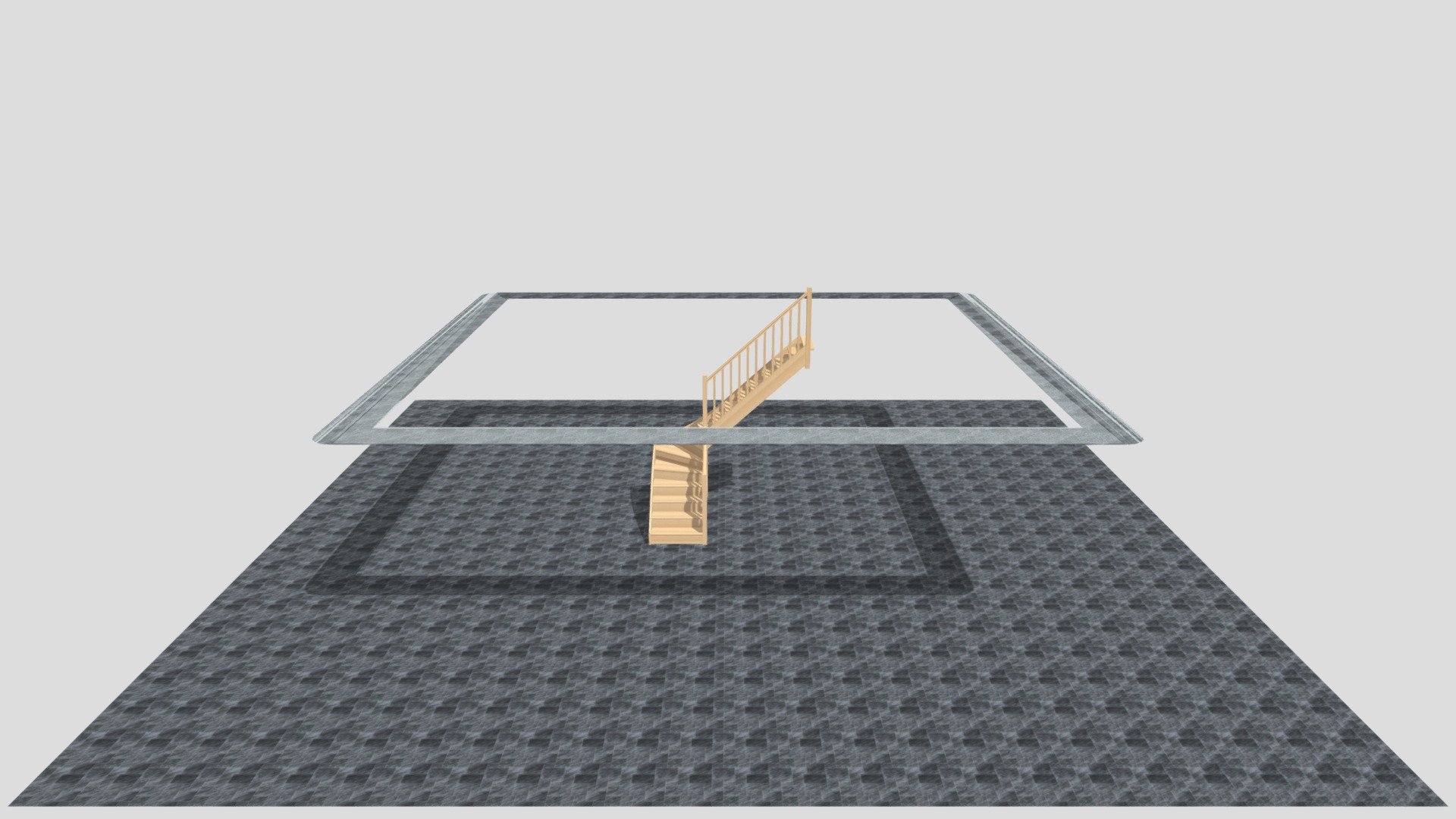 Toonzaal Asse - Kwartdraaitrap - 3D model by Trappen Domino (@trappen ...