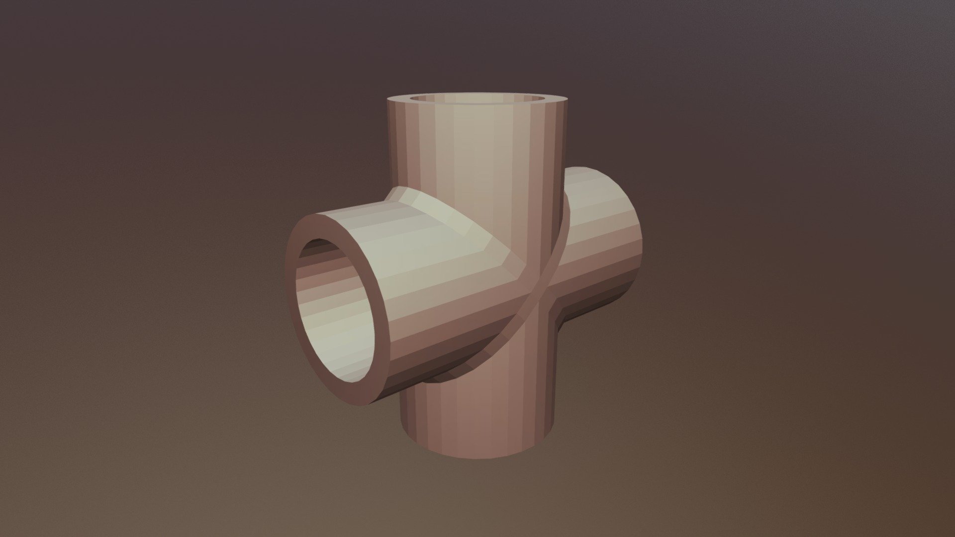 Pipe Cross - 3D model by Mgayar [d77ce96] - Sketchfab