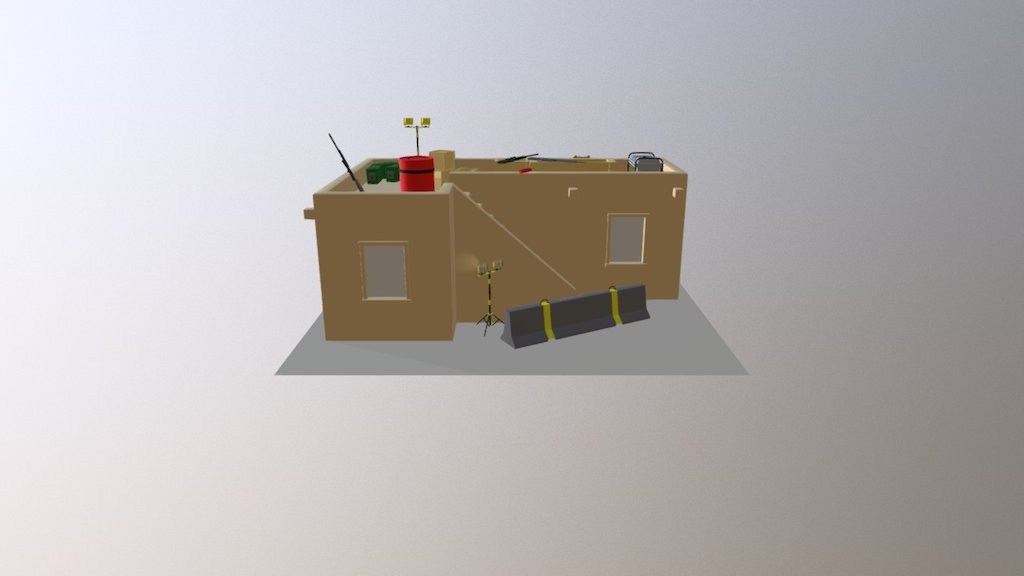 Desert Outpost - Download Free 3D model by SGTROM~1 (@1120) [d77db98 ...
