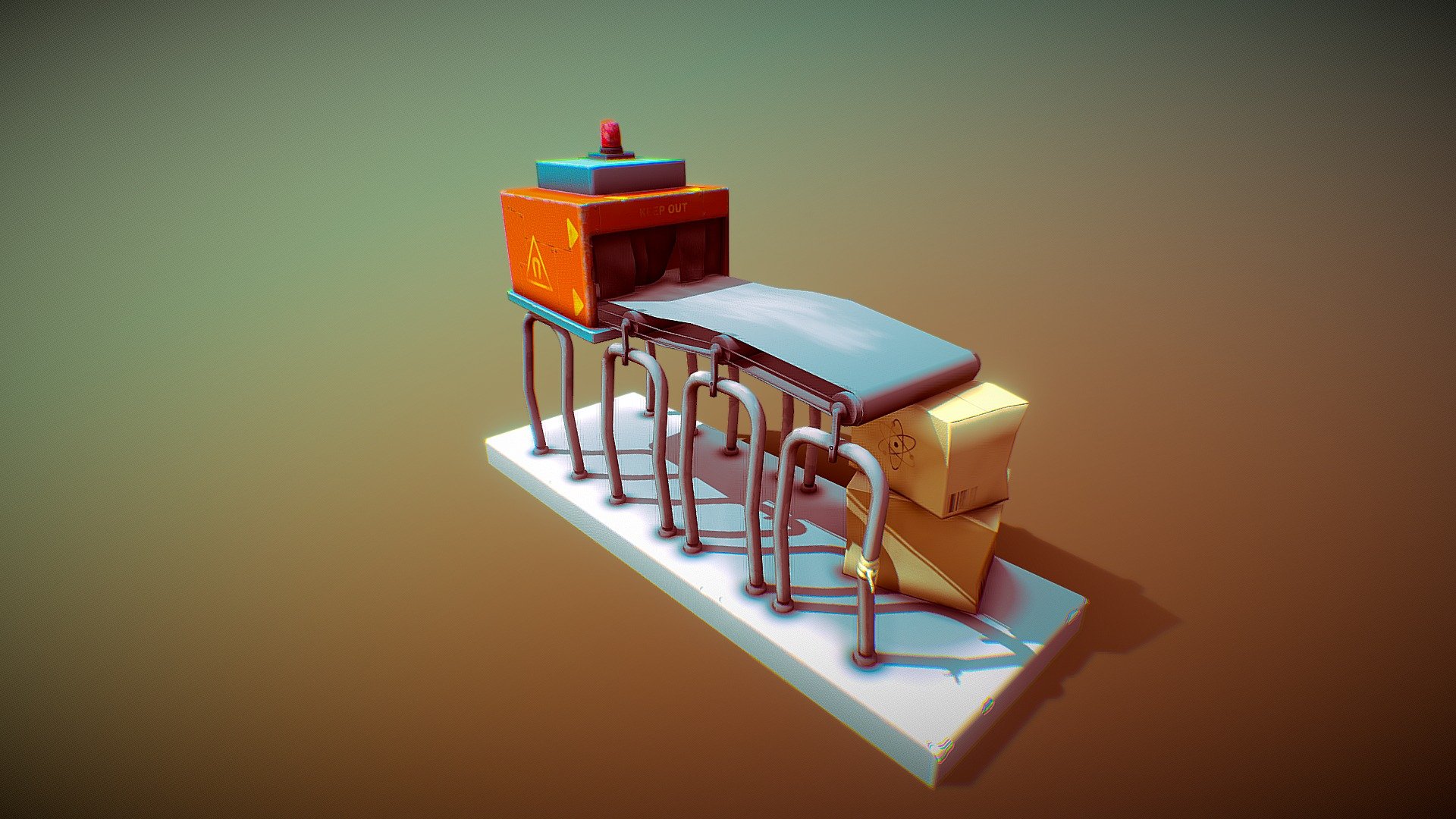 Stylized Production Line - Buy Royalty Free 3D model by Ali.Assiri ...