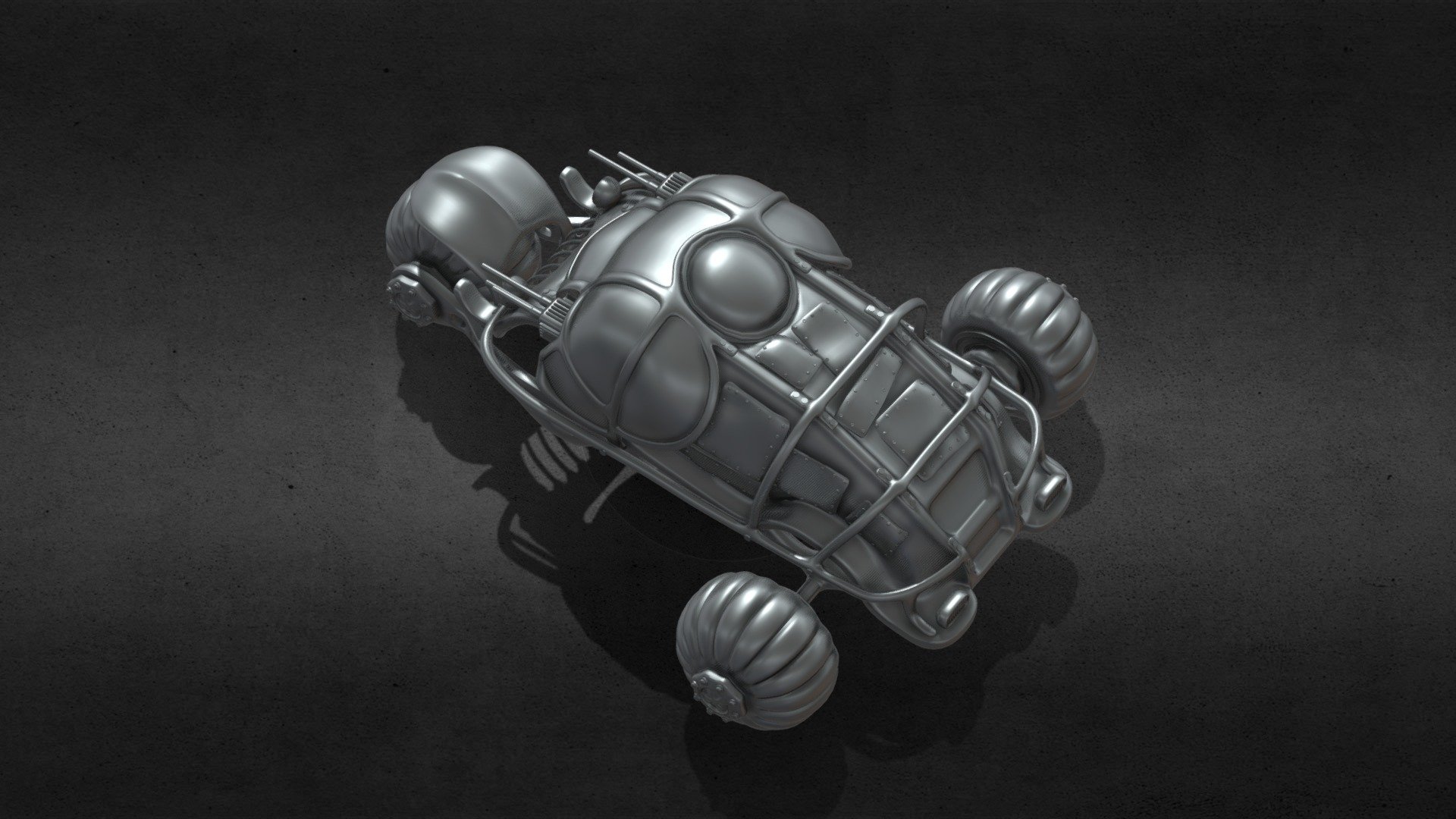 Post-apocalyptic car sketch (original concept) - Buy Royalty Free 3D ...