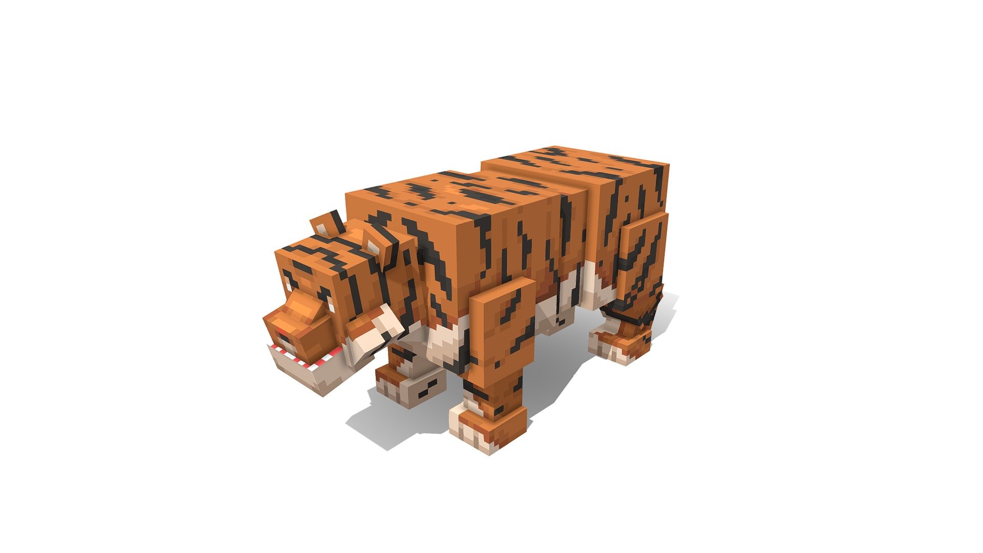 Harimau Sumatera - Indonesia's Endangered Animal - 3D model by Bono ...