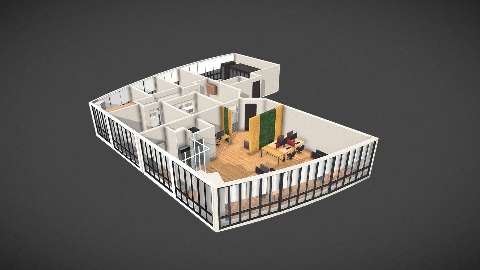 Dubai office Lowpoly (Sketchfab) - 3D model by Arture-Ayah [d7803c4 ...