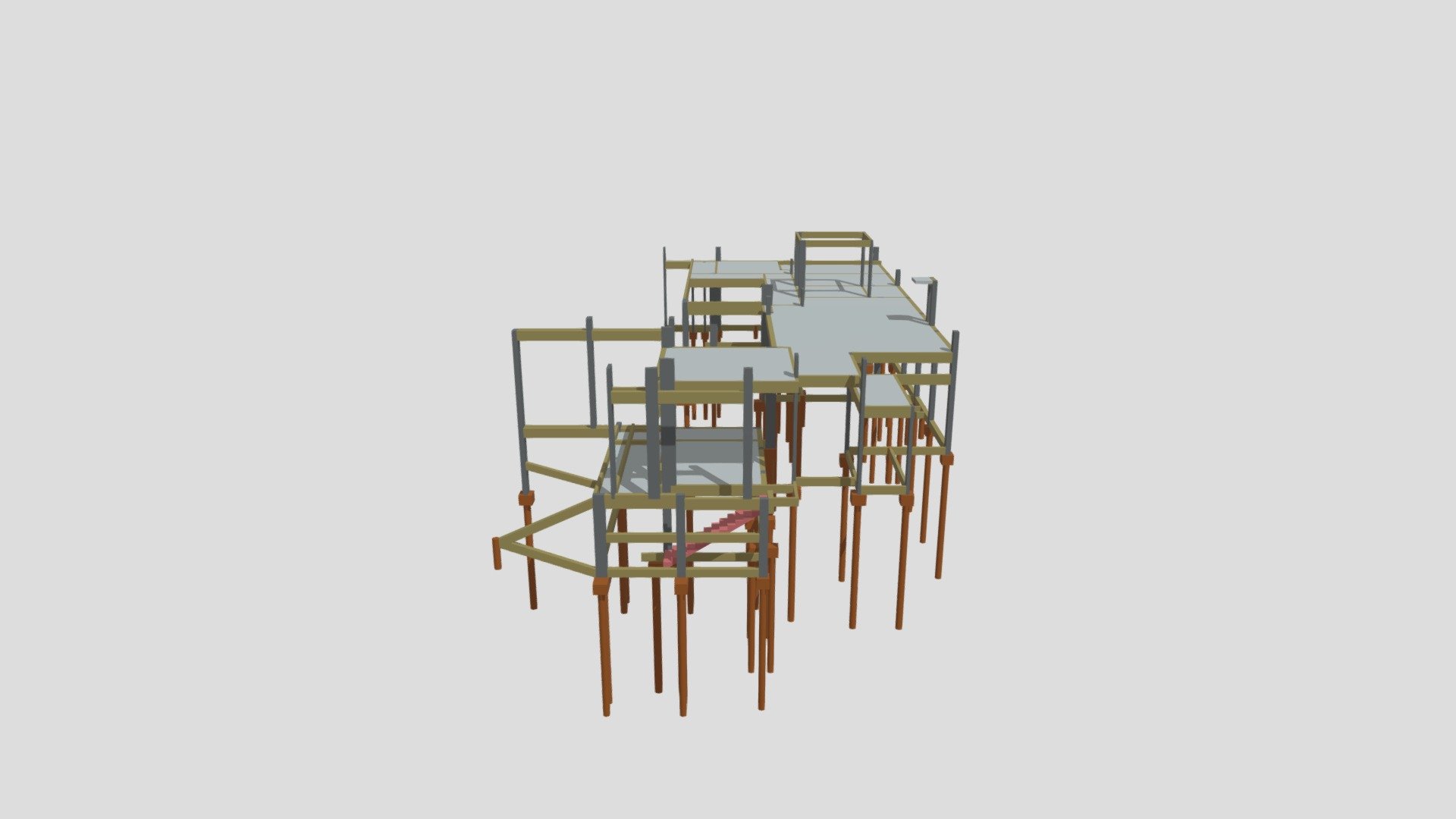 MODELO 3D - ESTRUTURAL - EDIFICAR - Download Free 3D model by Vitor ...