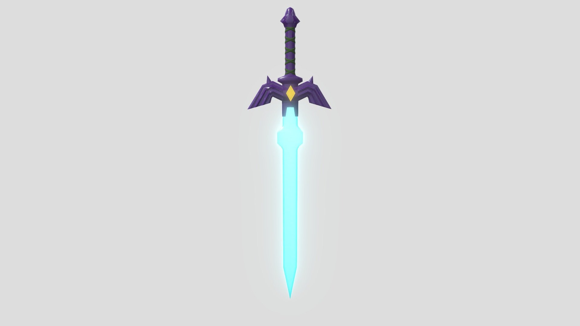 High Poly Master Sword - Textured - Download Free 3D model by ...