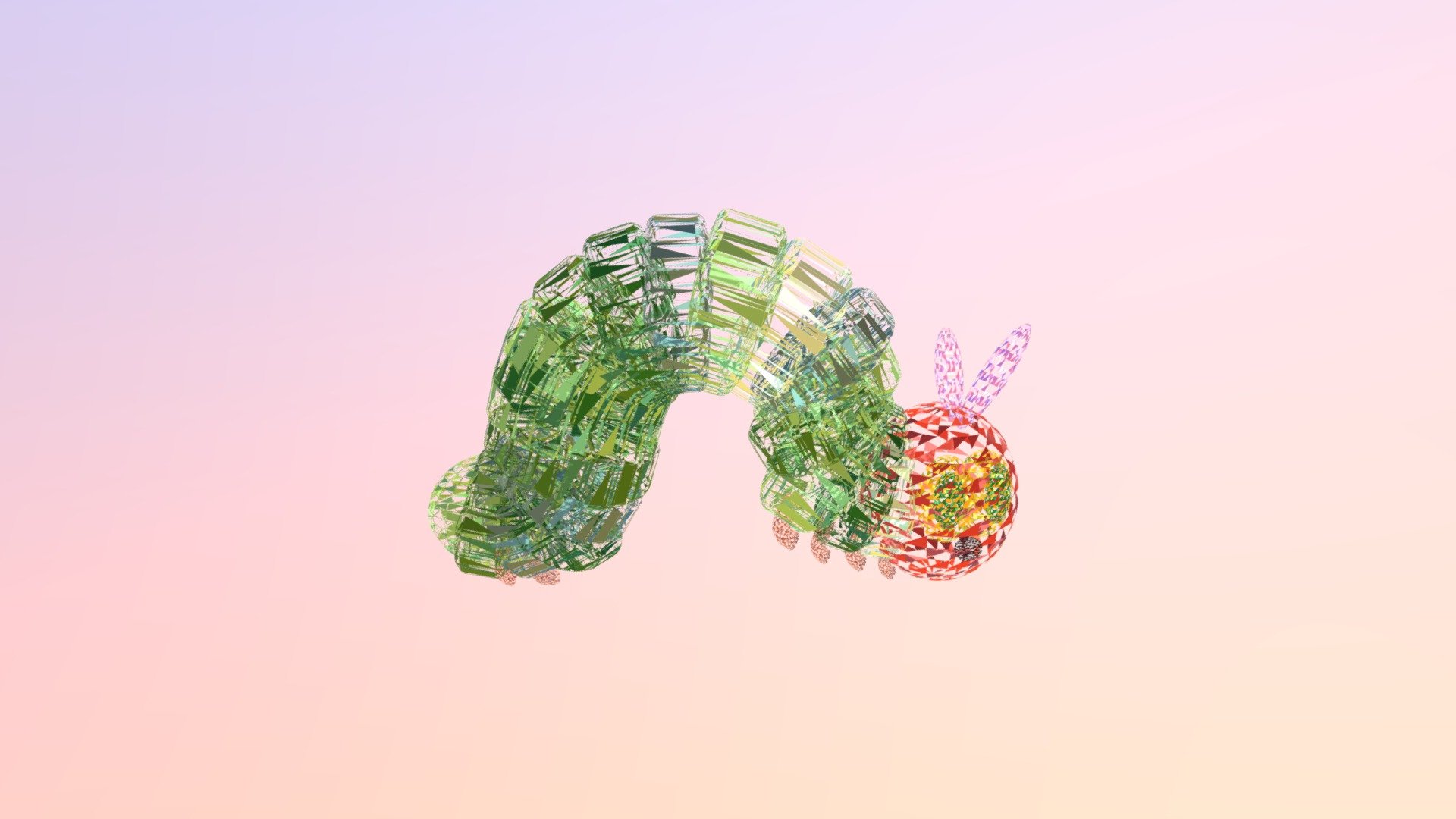 Very Hungry Caterpillar - 3D model by FlamigoShark [d781022] - Sketchfab
