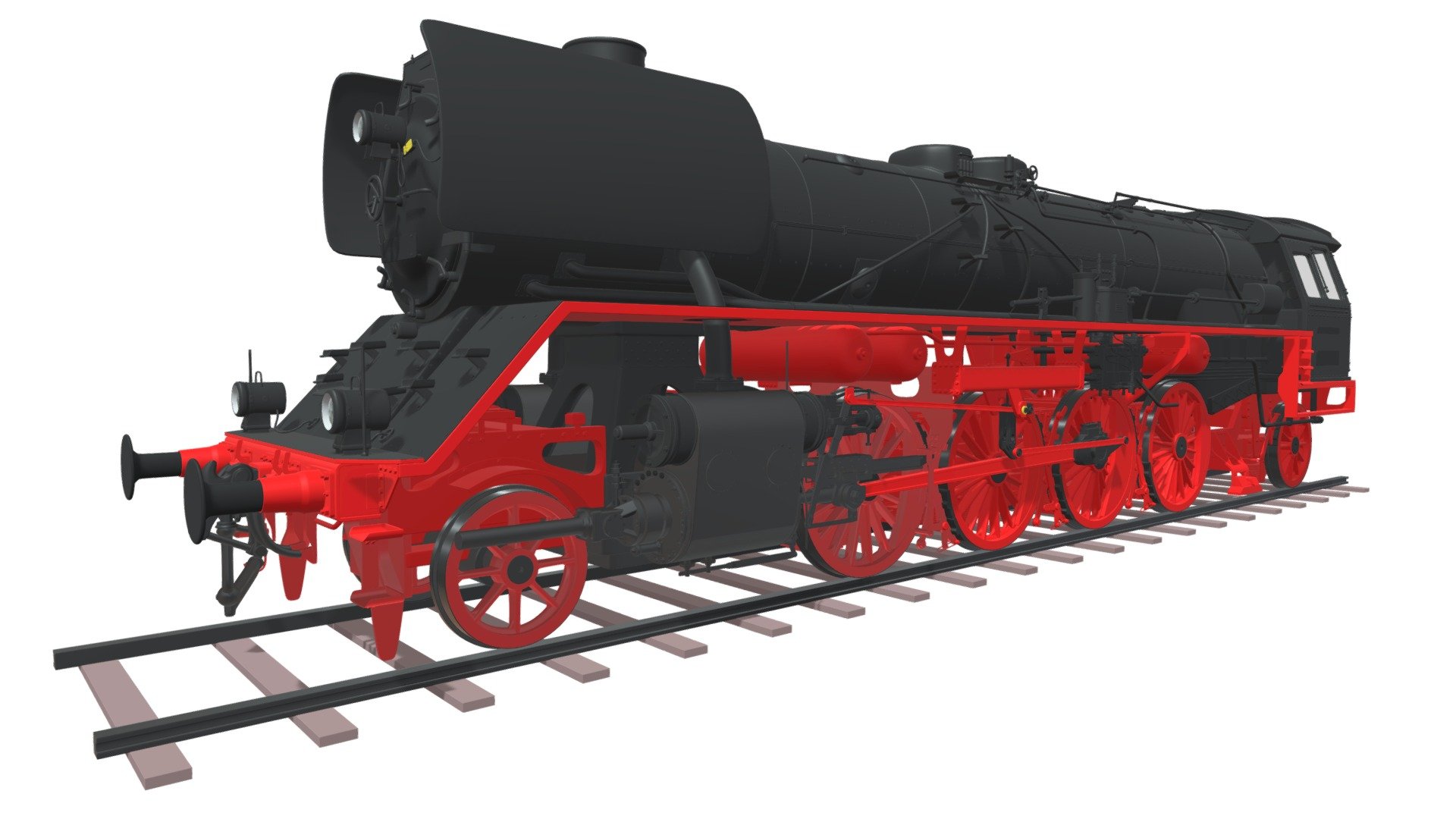 Steam Locomotive - Buy Royalty Free 3D model by 3DHorse [d7834e8 ...