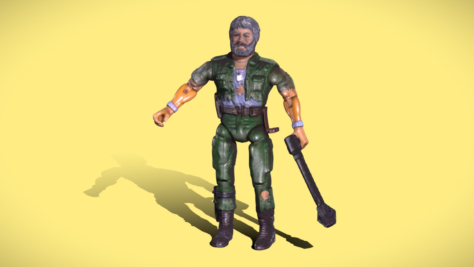 RAMBO SERPENT-GUY FIGURE - 3D SCAN - Download Free 3D model by ...