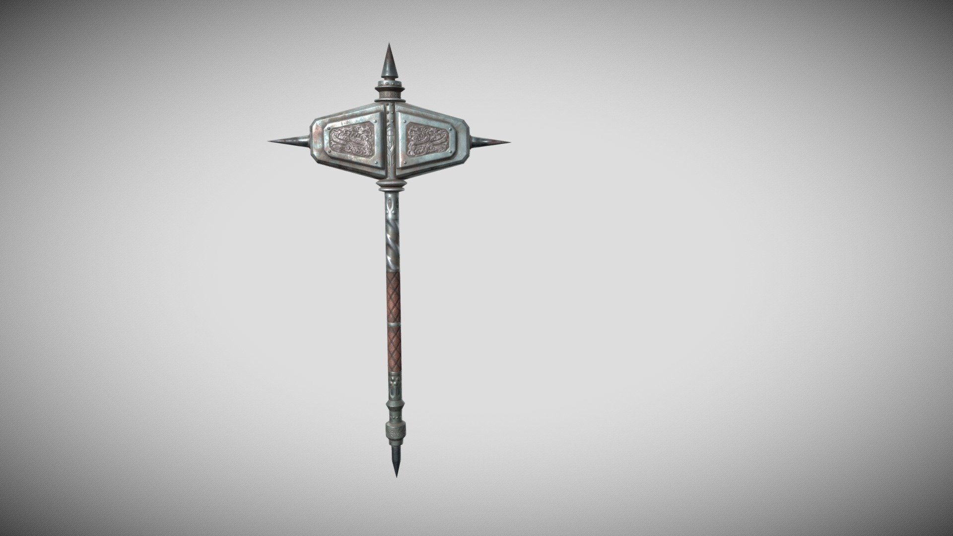 Fan Art of Elder Scrolls IV - Volendrung Hammer - 3D model by Lauren ...