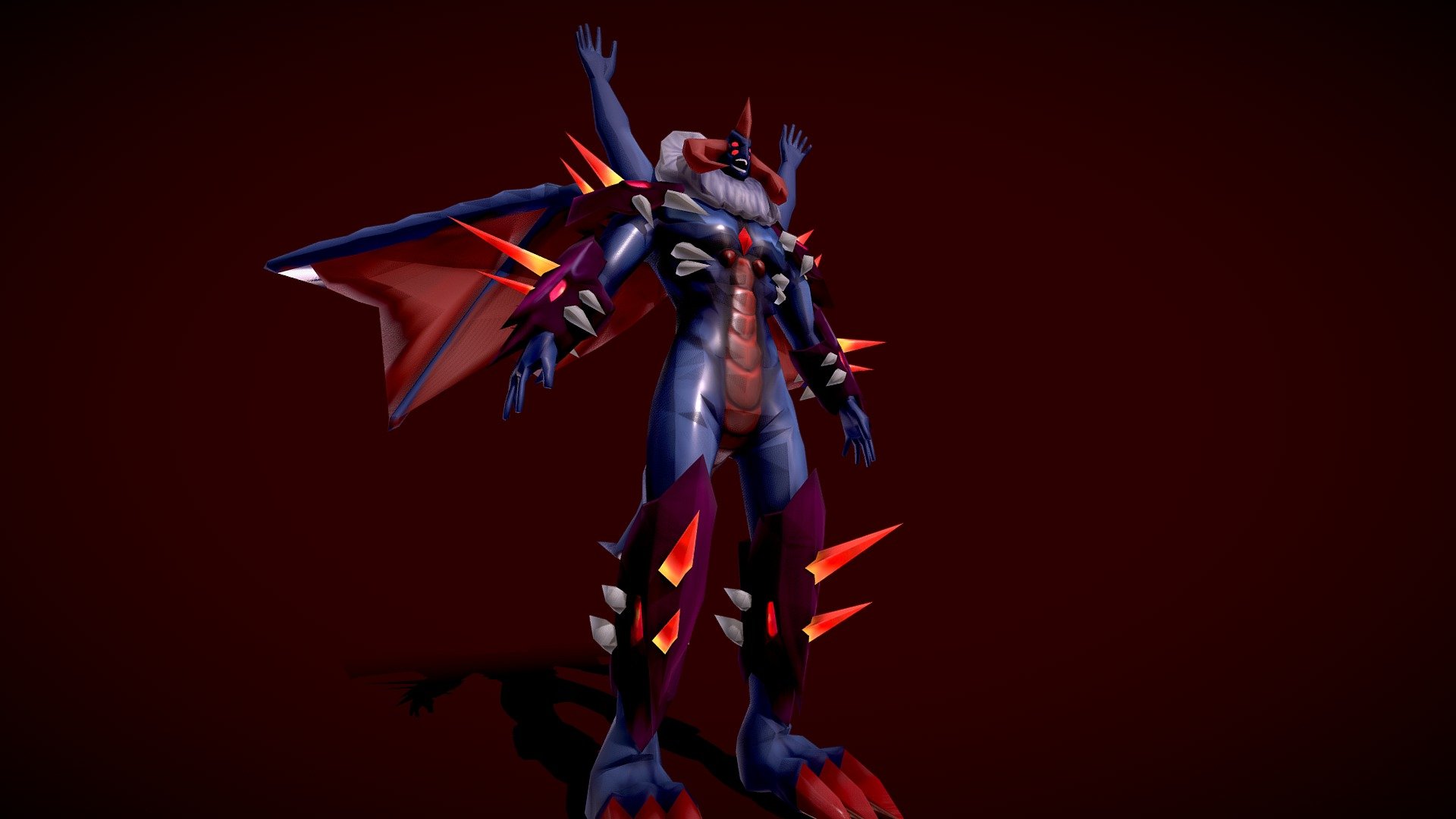 Red Hot King Of Calamity - 3D model by AbethGrimshaw [d784916] - Sketchfab