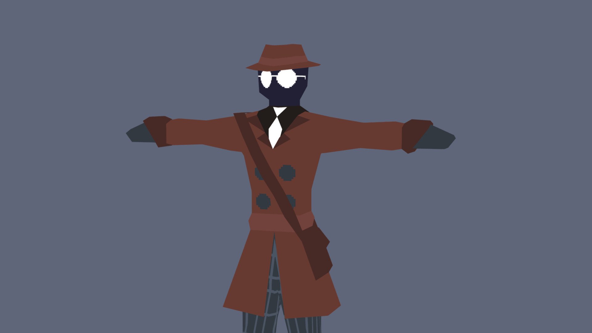 Lowpoly Detective (unfinished) - 3D model by Autumn Flowers ...