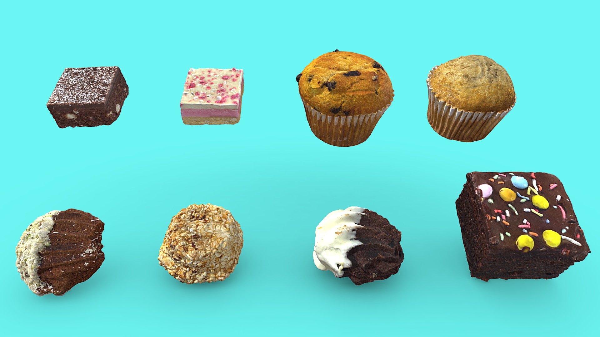 Desserts Collection - Buy Royalty Free 3D model by Andrei Alexandrescu ...