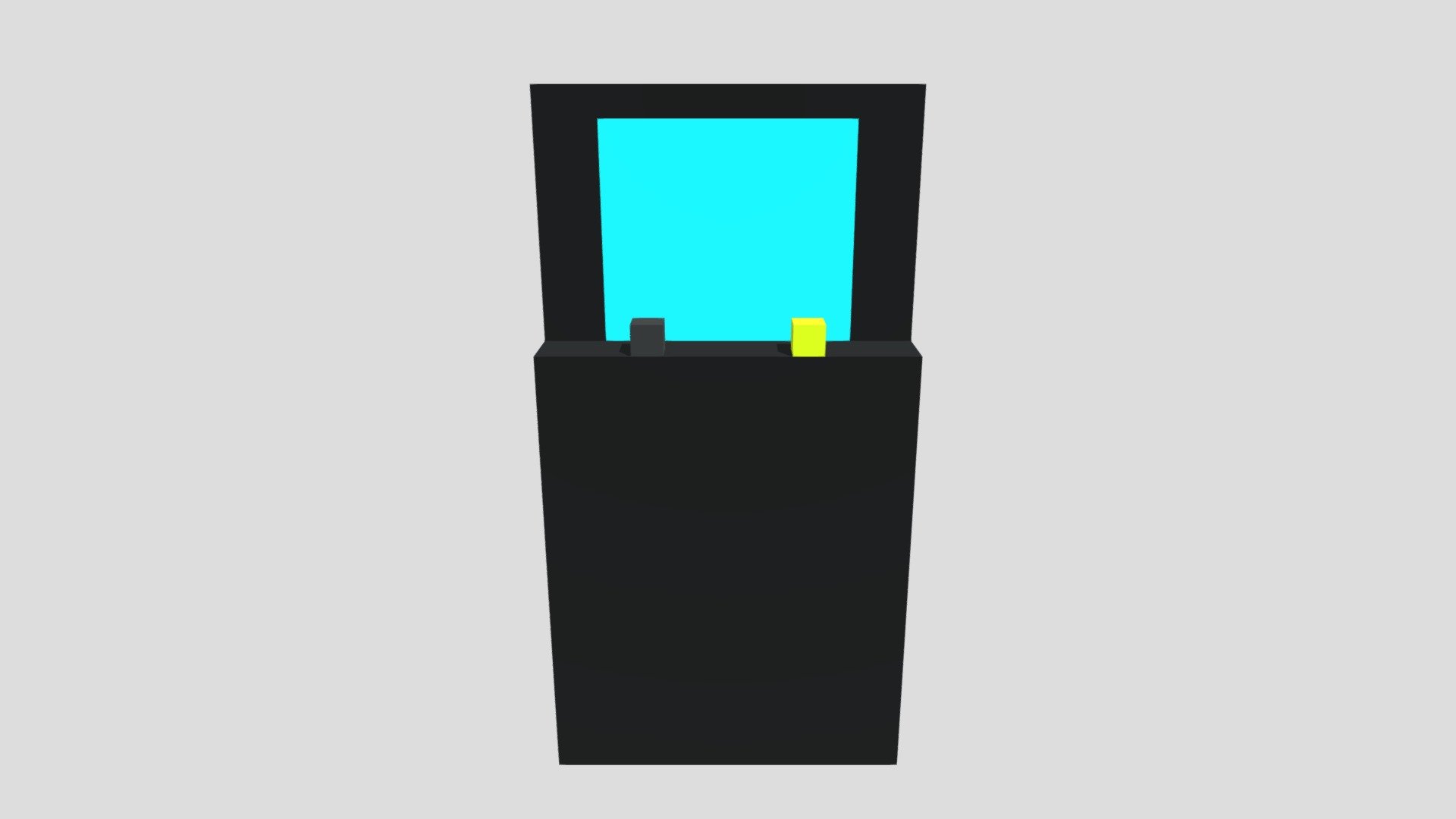 Simple Arcade machine - 3D model by FoodyYT [d7862f8] - Sketchfab